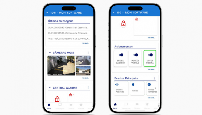 Moni Software - Software de Monitoramento de Alarme e Portaria